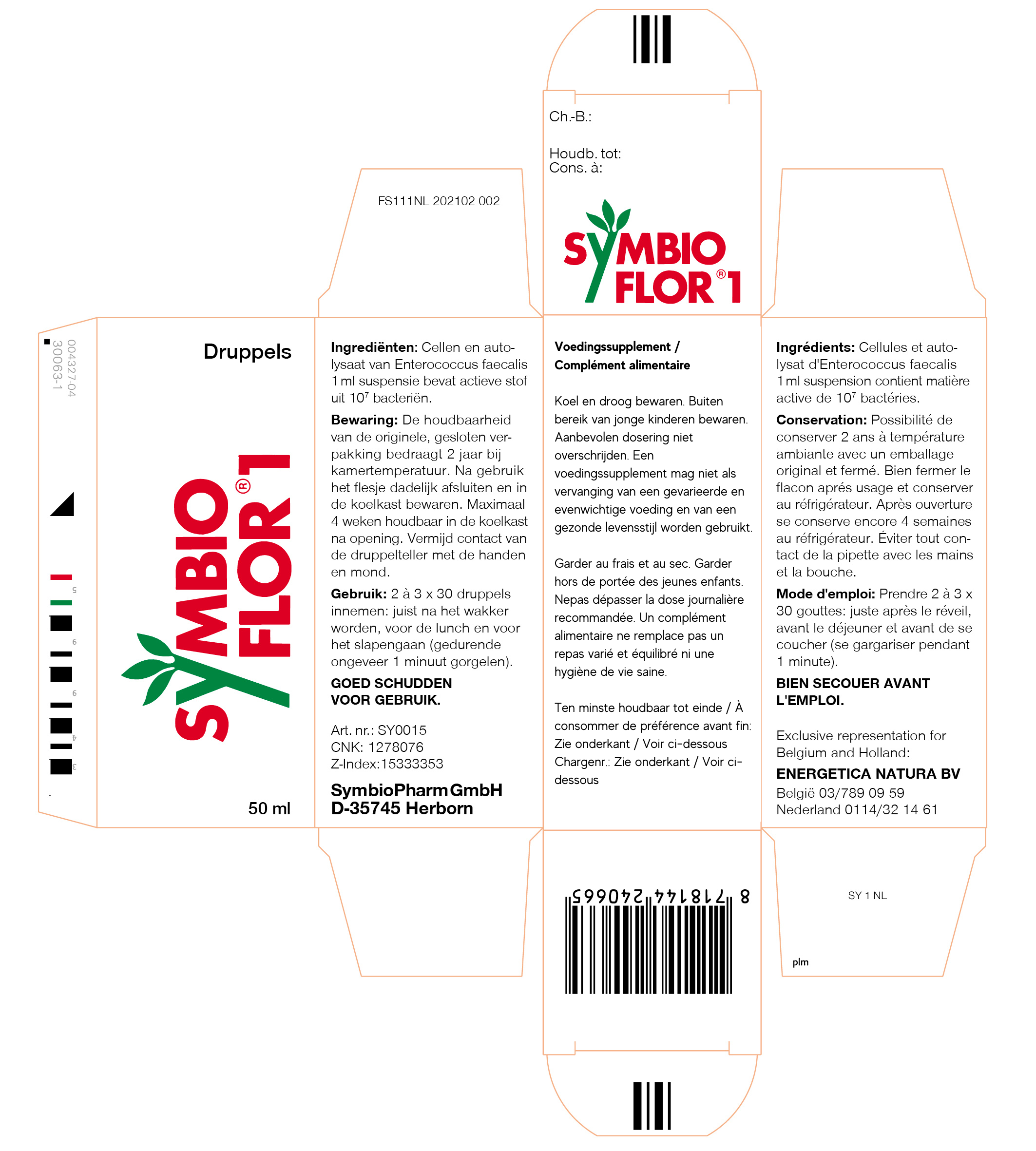 Symbioflor 1 | Druppels van Symbiopharm | Energetica Natura